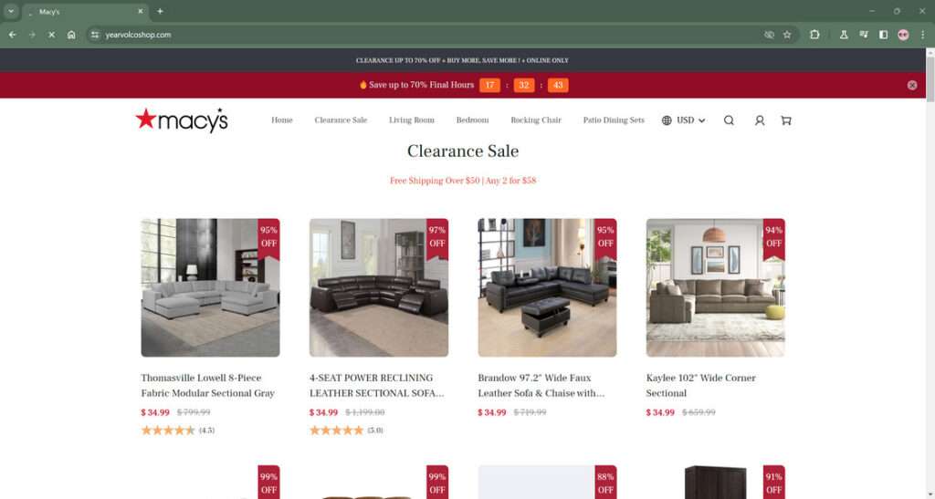 Investigating Yearvolcoshop.com: A Safe Store Or Total Scam?