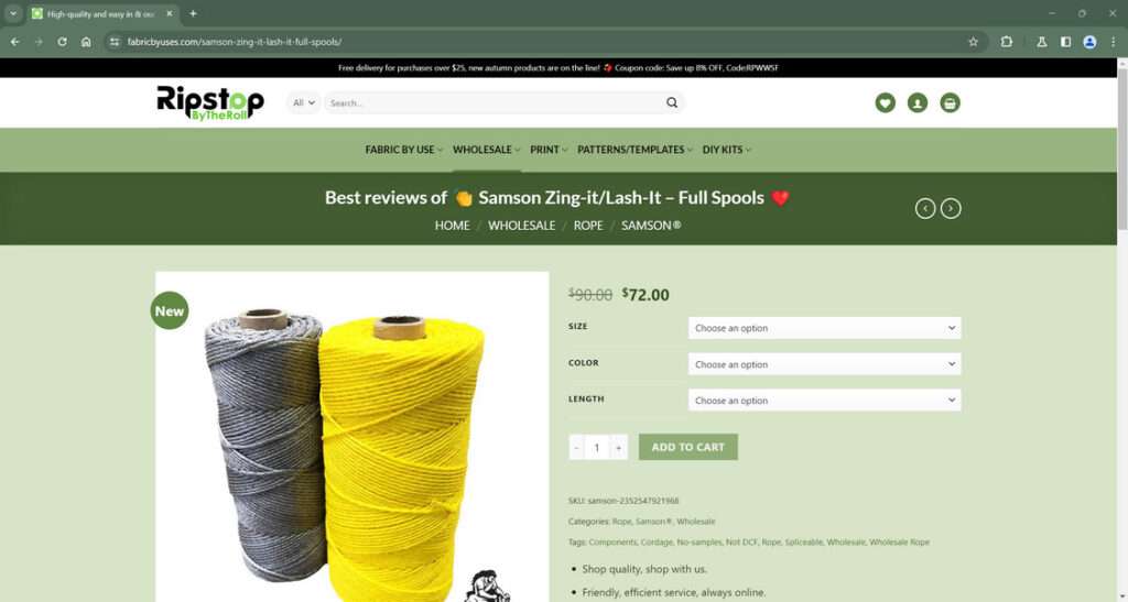 Fabricbyuses.com Scam Store - Complete Ripoff Alert