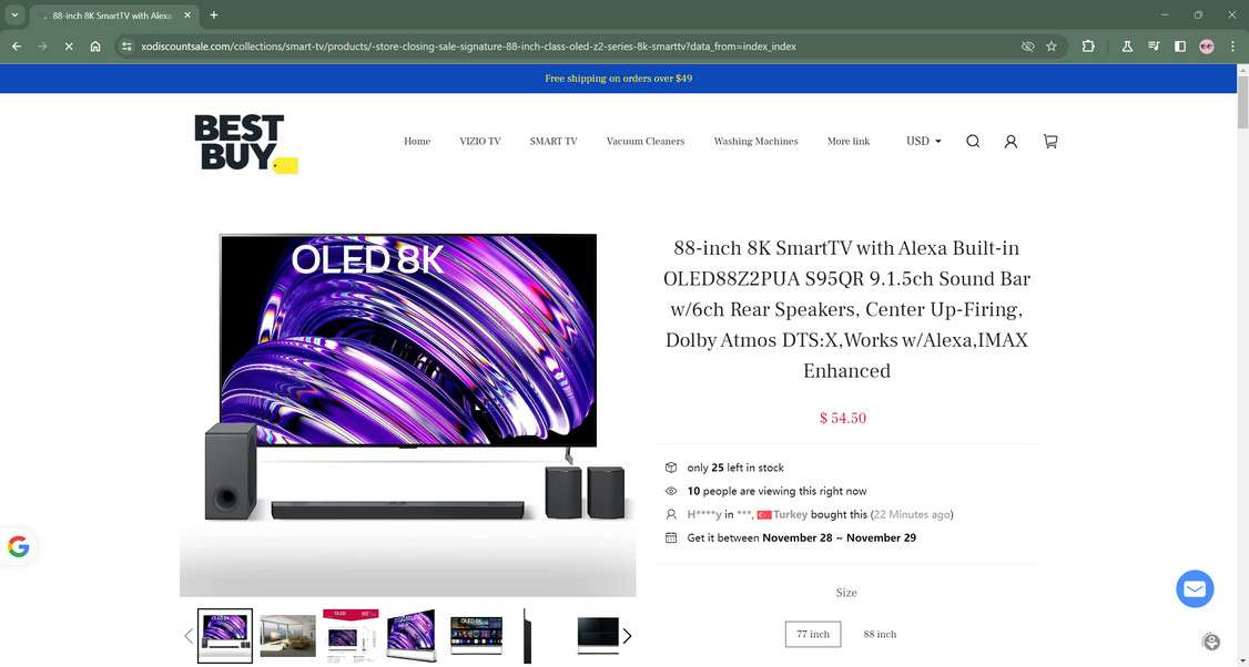 Xodiscountsale.com Scam Store - Total Ripoff, Avoid Them