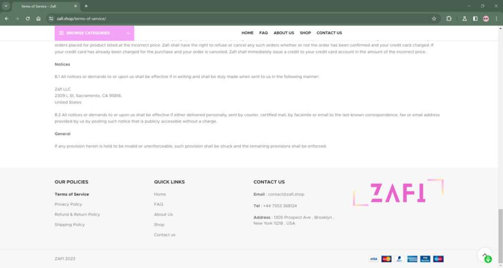 Should You Risk Shopping At Zafi.shop? Our Take