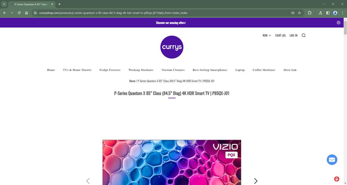 CurrysShop.com Scam Warning - A Fake Currys Website