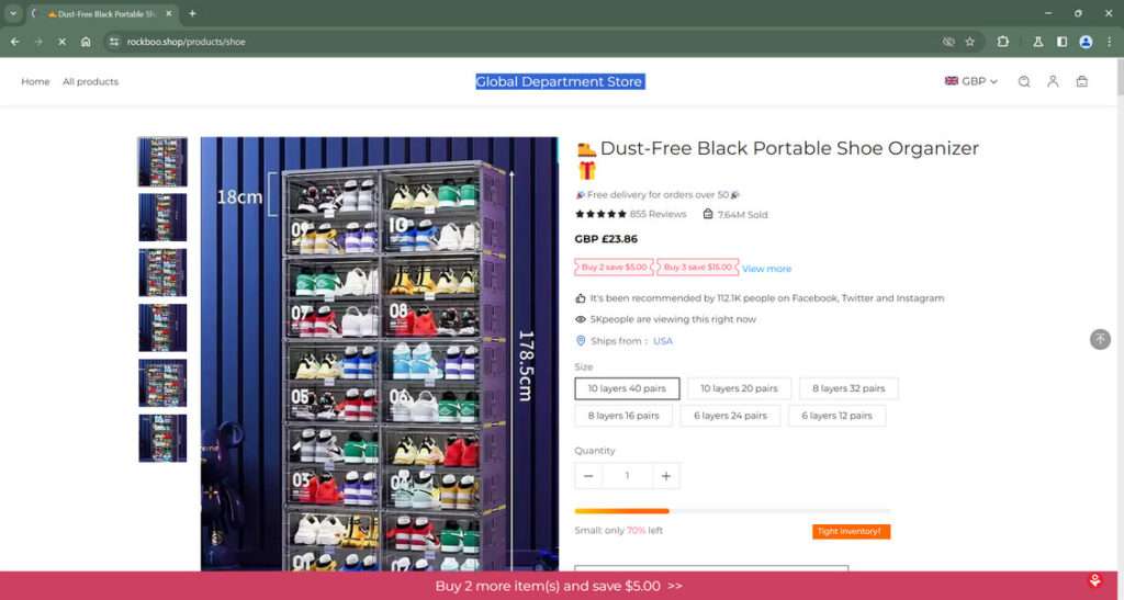 Global Department Store Scam: What You Need To Know | MalwareTips Blog