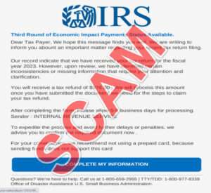Don't Fall For The Fake IRS Tax Refund Scam - Read This