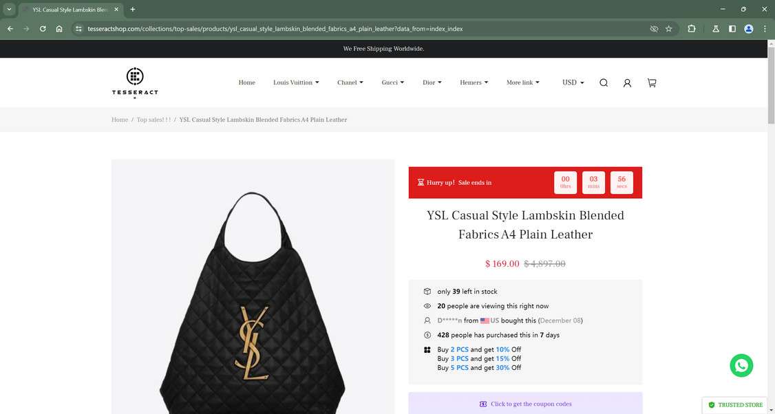 Tesseractshop.com Scam Warning - Read Before You Shop