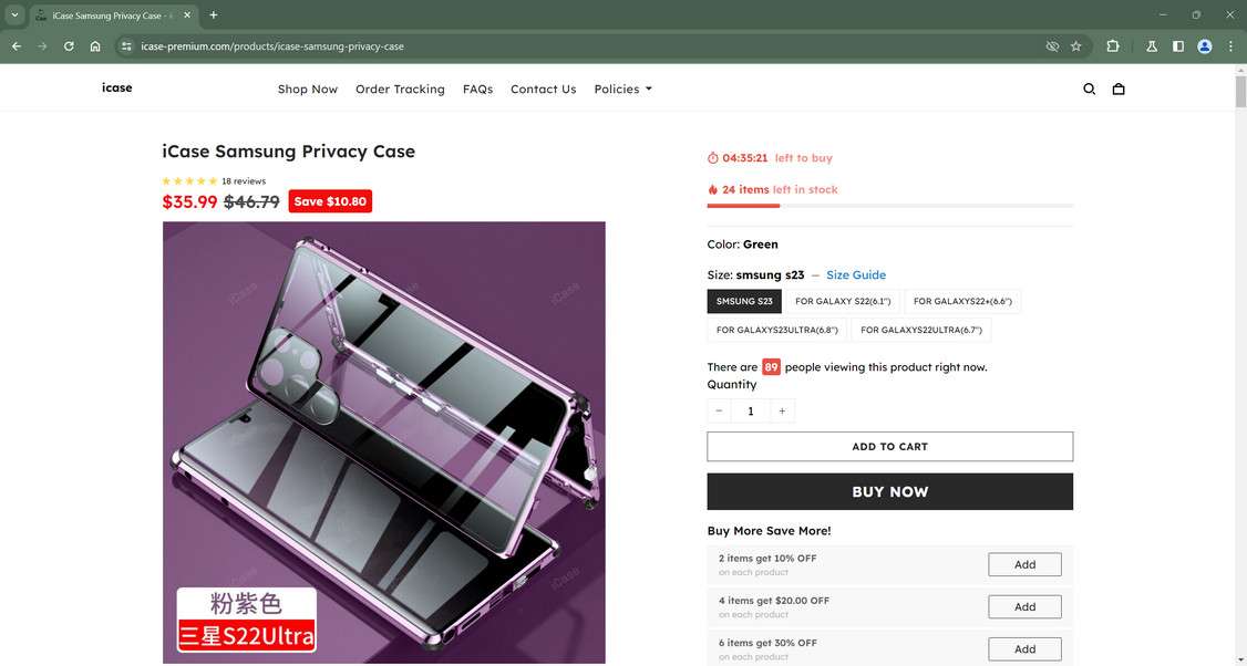 Avoid Icase-premium.com Scam - Fake Store Alert
