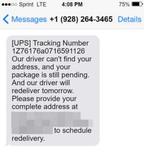 Don’t Fall For The UPS “Driver Can’t Find Your Address” Scam