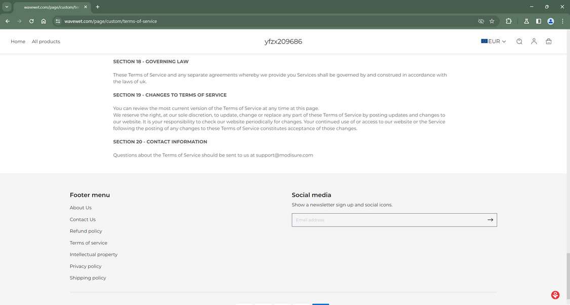 Wavewet.com Shop Scam - Fraudulent Store Warning
