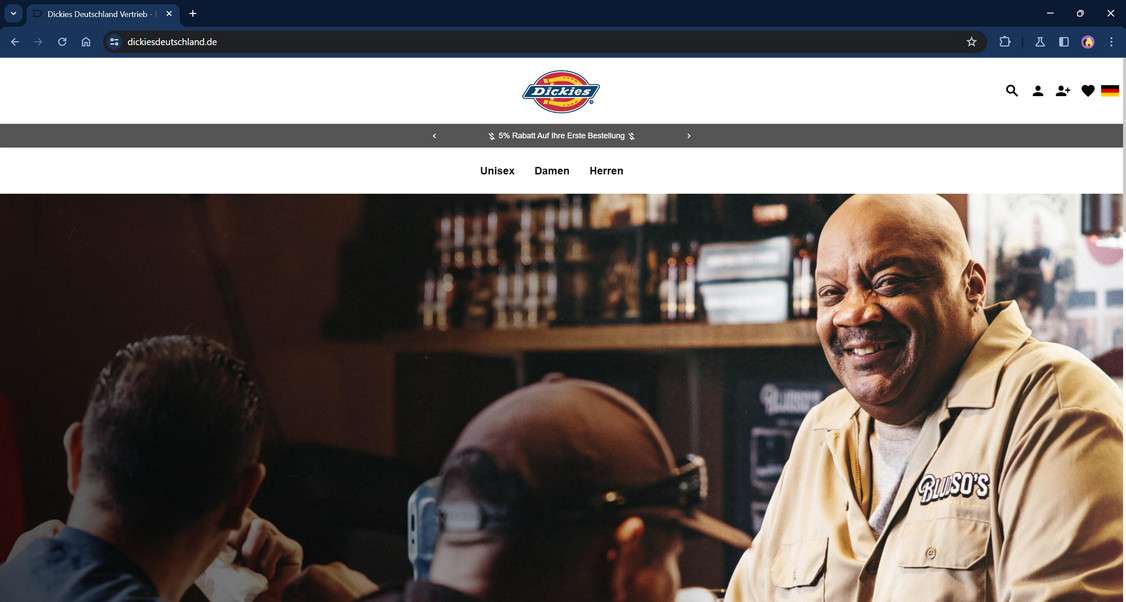 Dickiesdeutschland.de Scam Store: A Fake Dickies Website