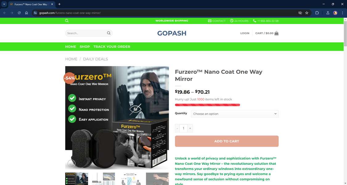 Furzero Nano Coat One Way Mirror: Shocking Scam Sweeping The Internet