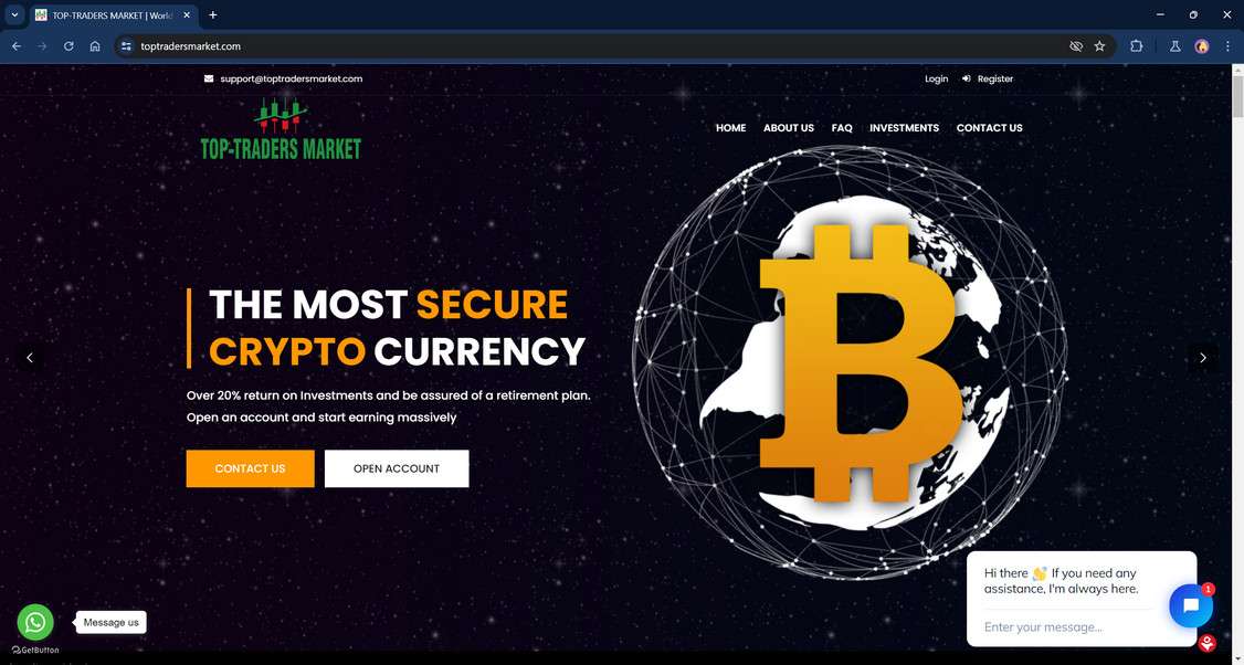 Investigating Toptradersmarket.com To Show How This Crypto Scam Operates