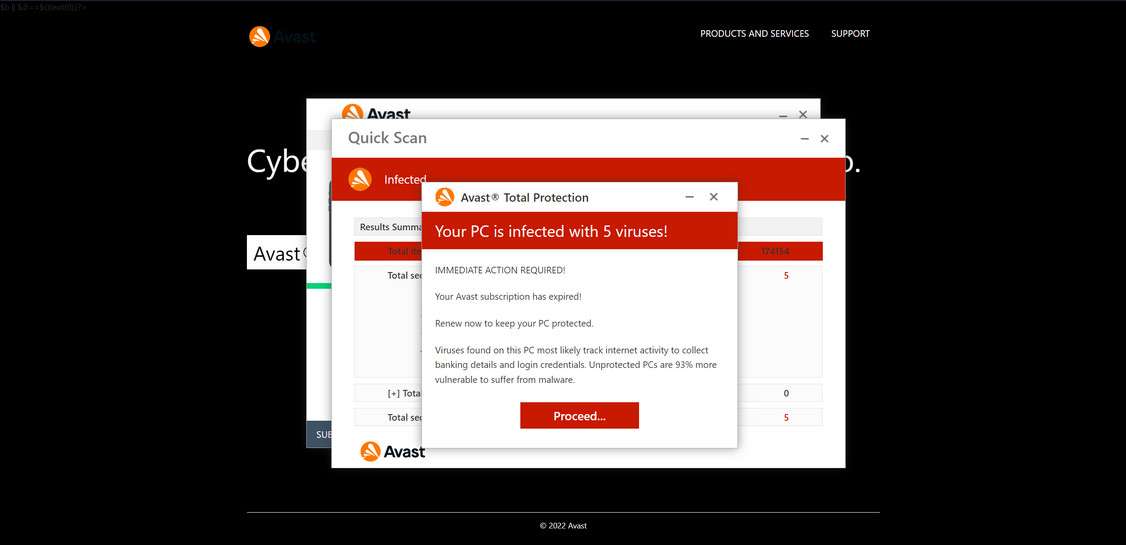 Don't Fall For The Avast "Your PC Is Infected" Pop-up Scam