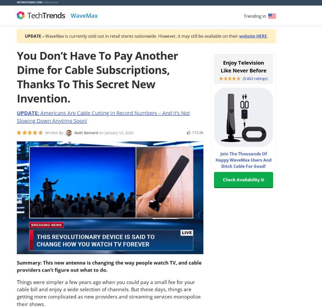 WaveMax TV Antenna: Scam Or Legitimate? The Hard Facts