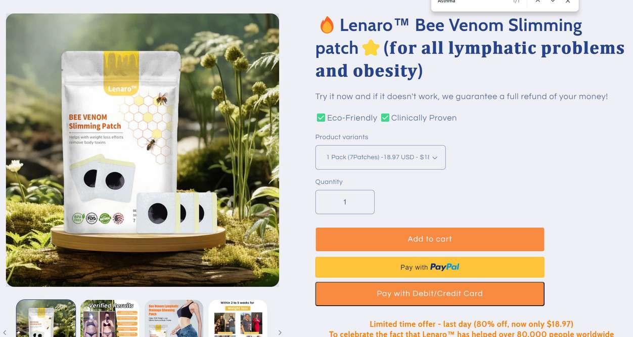 LOVILDS Bee Venom Slimming Patch - Scam Or Legit? Our Findings