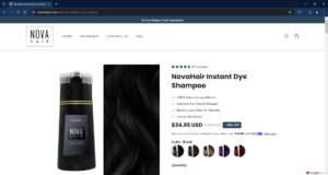 Nova Hair Instant Dye Shampoo: Scam Or Legit? Our Findings