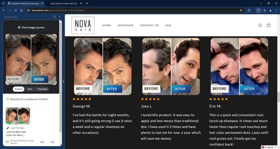Nova Hair Instant Dye Shampoo: Scam Or Legit? Our Findings