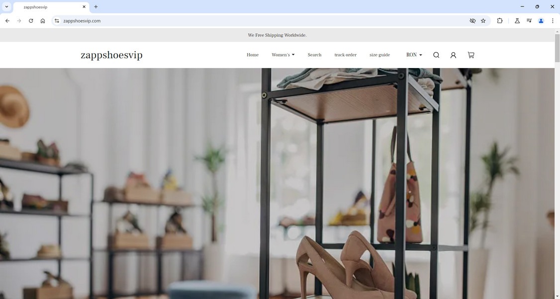 Zappshoesvip.com Store Is 100% Scam - Don't Shop Here