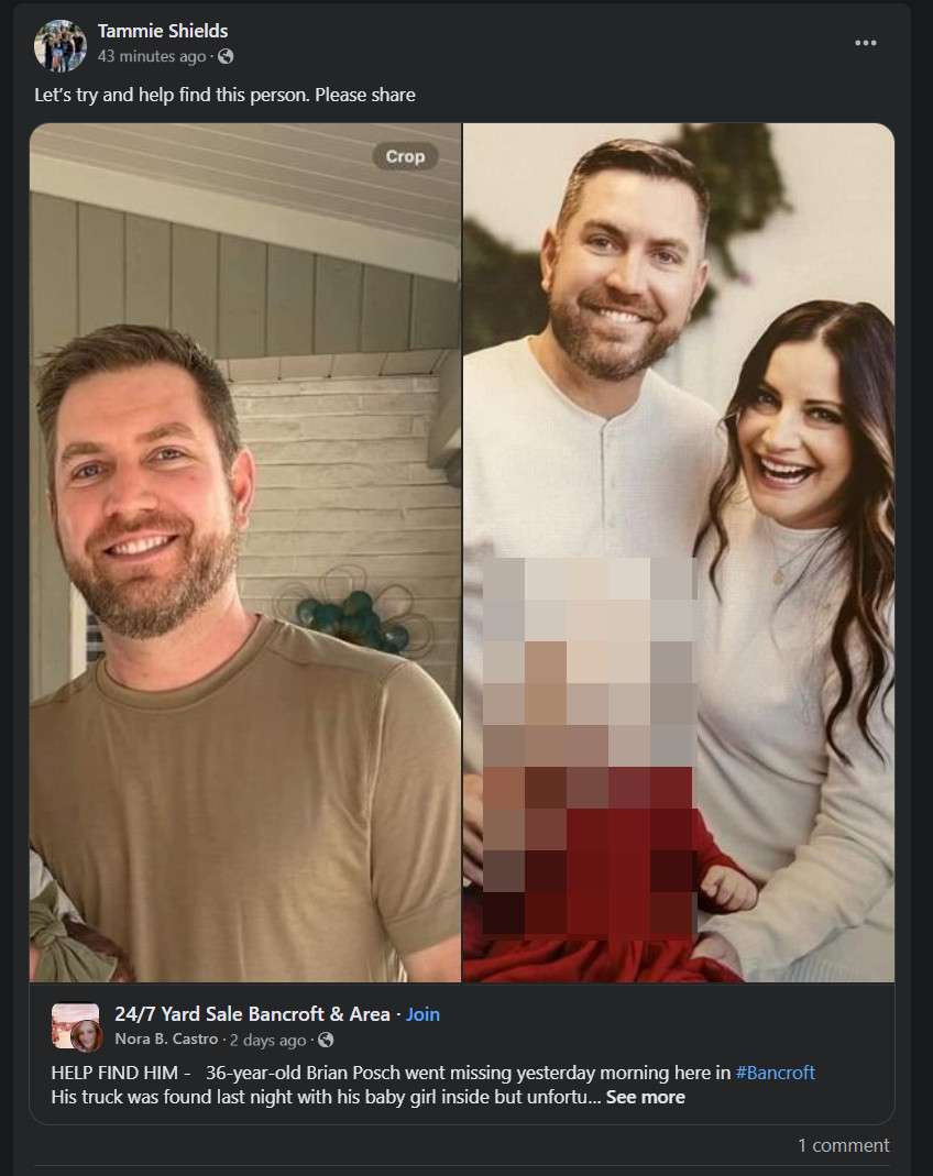 The Viral Brian Posch Missing Man Facebook Scam - Don't Be Fooled