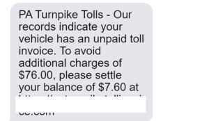 Don't Fall For The Fake PA Turnpike Toll Invoice Texts Scam
