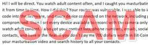 The "I Will Be Direct. You Watch Adult Content Often" Email Scam Explained