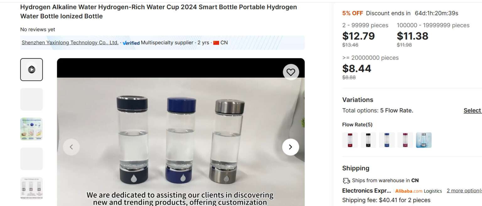 HydroPures Hydrogen Water Bottle - Scam Or Legit? Read This