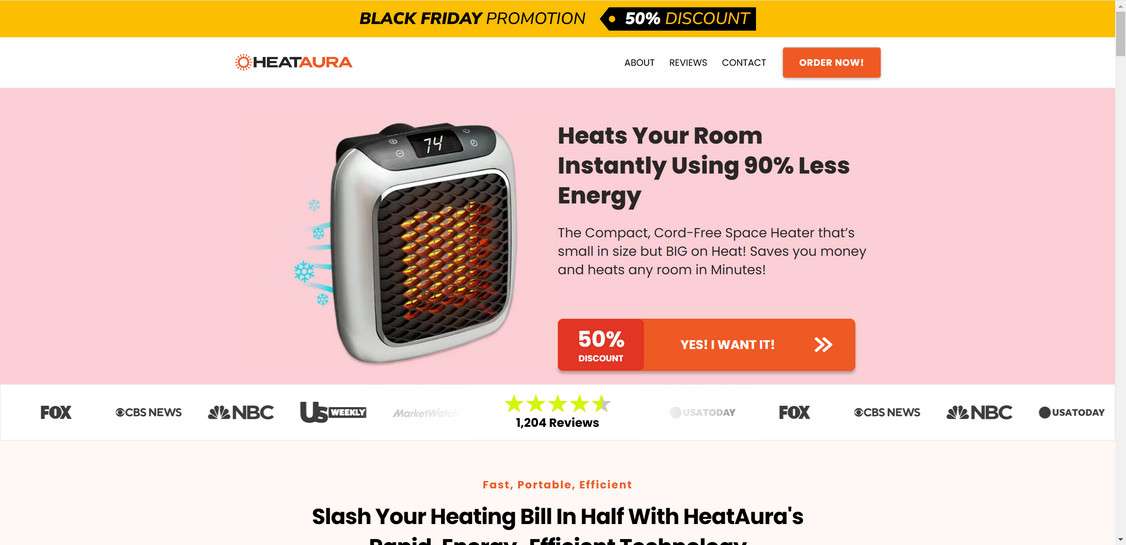 HeatAura Heater - Scam Or Legit? Read This Before Buying It