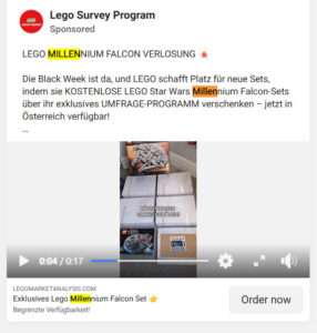 Don't Fall For The Fake LEGO Millennium Falcon Giveaway Scam