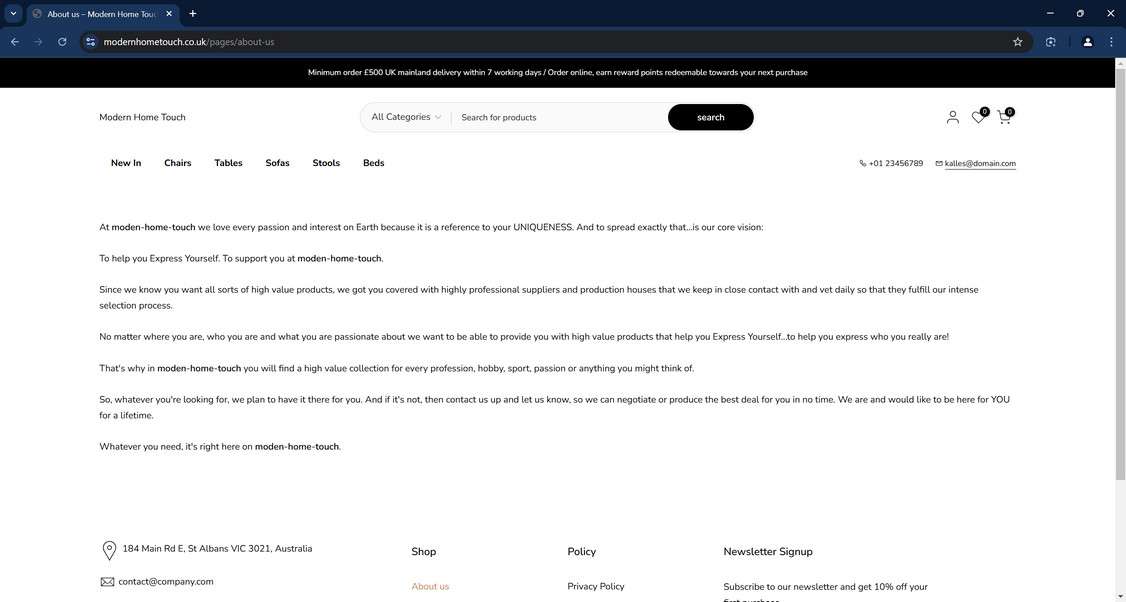 Modernhometouch.co.uk Scam Store: What You Need To Know