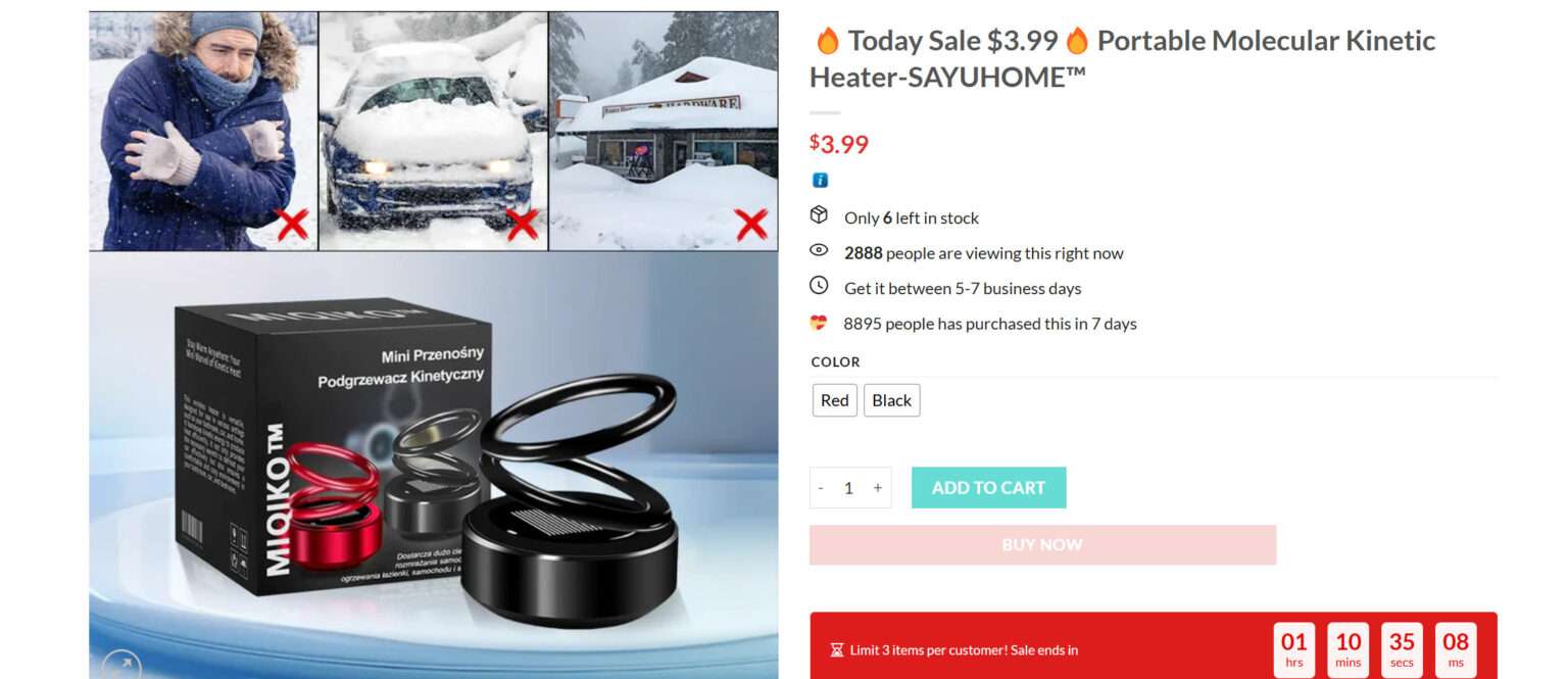 Portable Kinetic Molecular Heater - Scam Or Legit? Read This