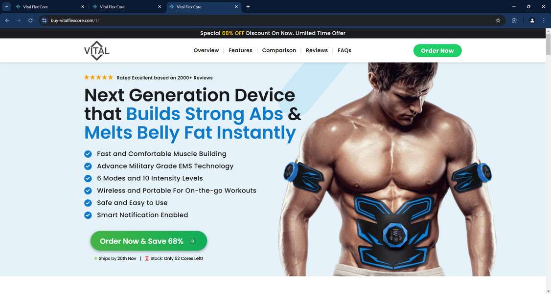 Vital Flex Core: The Shocking Truth About This Abs Stimulator