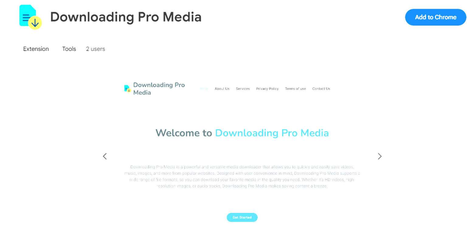 Downloading Pro Media Extension - Virus Removal Guide