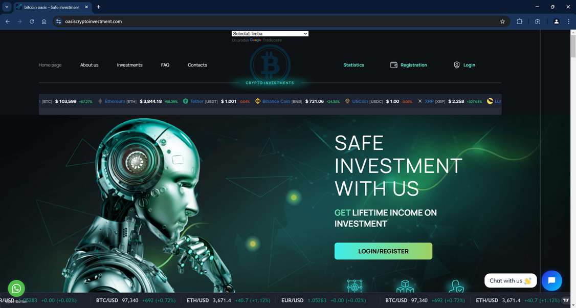 Oasiscryptoinvestment.com Crypto Scam - Read Our Findings Here