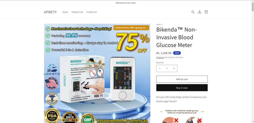 Bikenda Non-Invasive Blood Glucose Meter Scam Explained