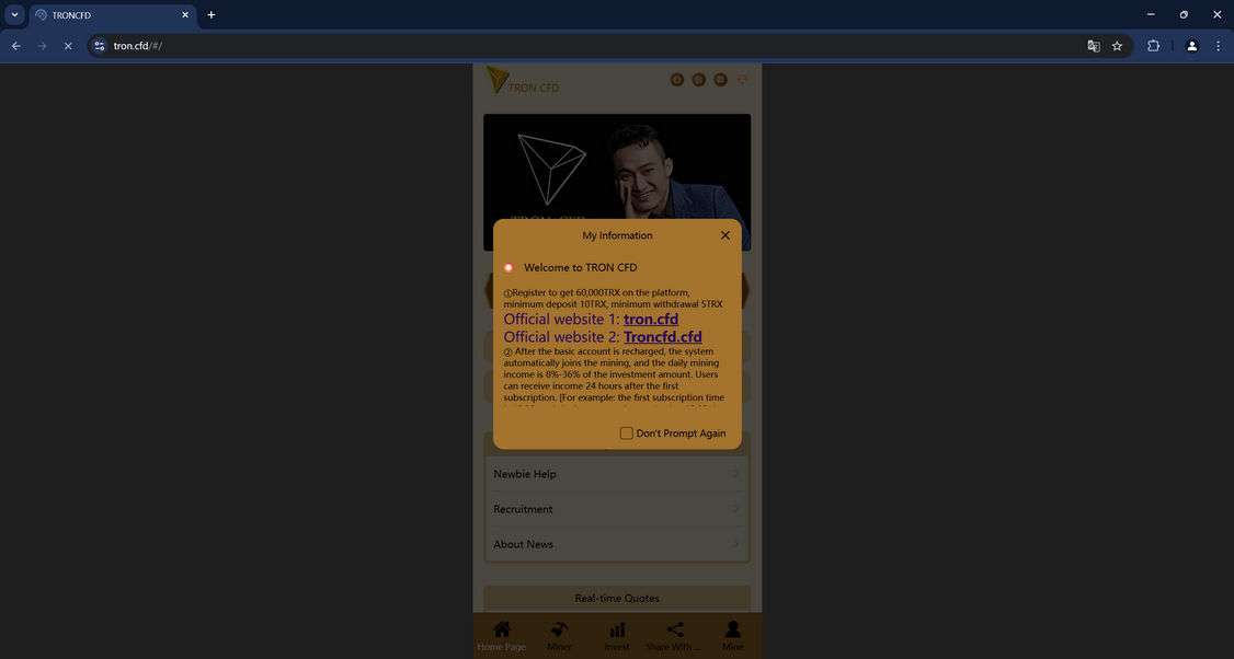 Don't Fall For The FAKE Tron CFD Crypto Scam - Read This