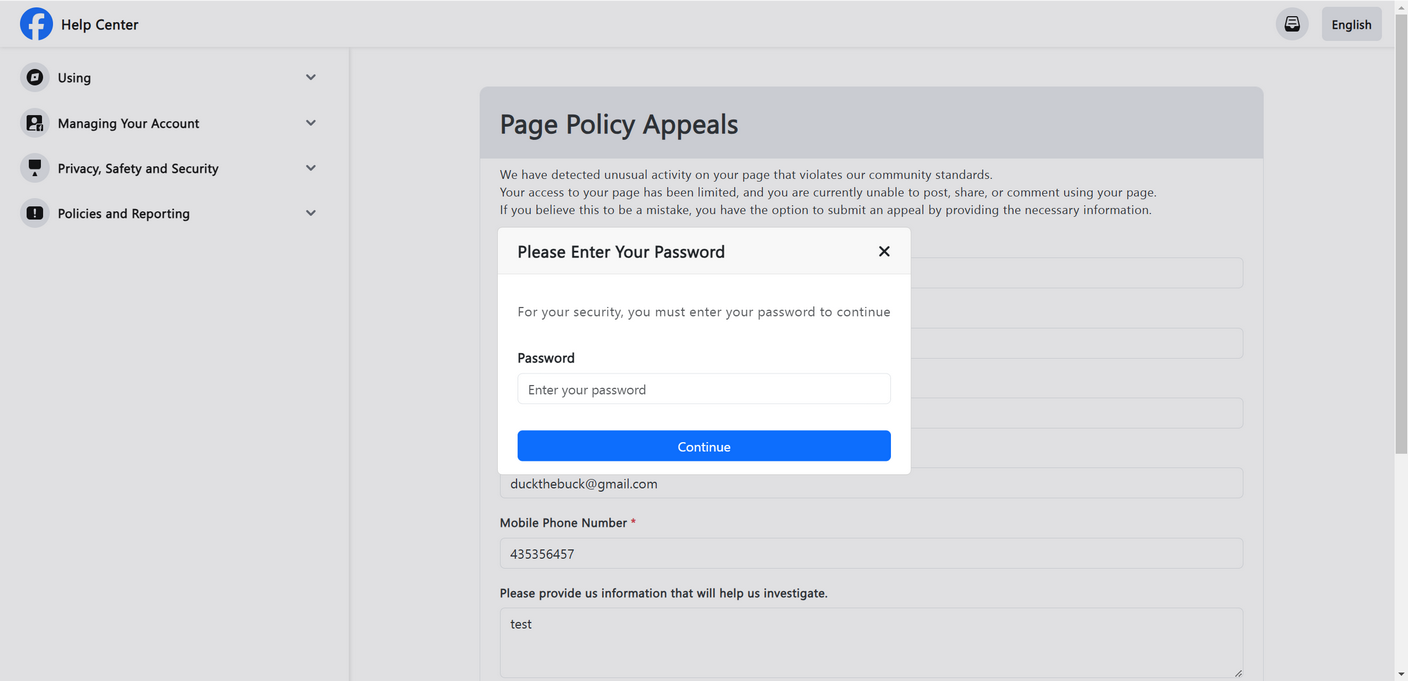 Beware The FAKE Facebook “Your Account Will Be Blocked” Scam