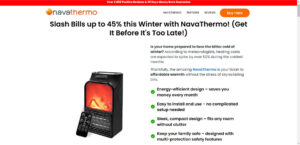 NavaThermo Heater - Scam Or Legit? Read This Before Buying It