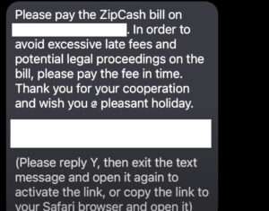 Don't Fall For The FAKE ZipCash Bill NTTA Scam Texts - Read This
