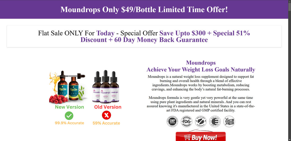 Moundrops Weight Loss Supplement - Scam Or Legit? Read This Before Buying