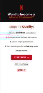 Beware The NetReviewFlix.com "Netflix Movie Reviewer" Scam