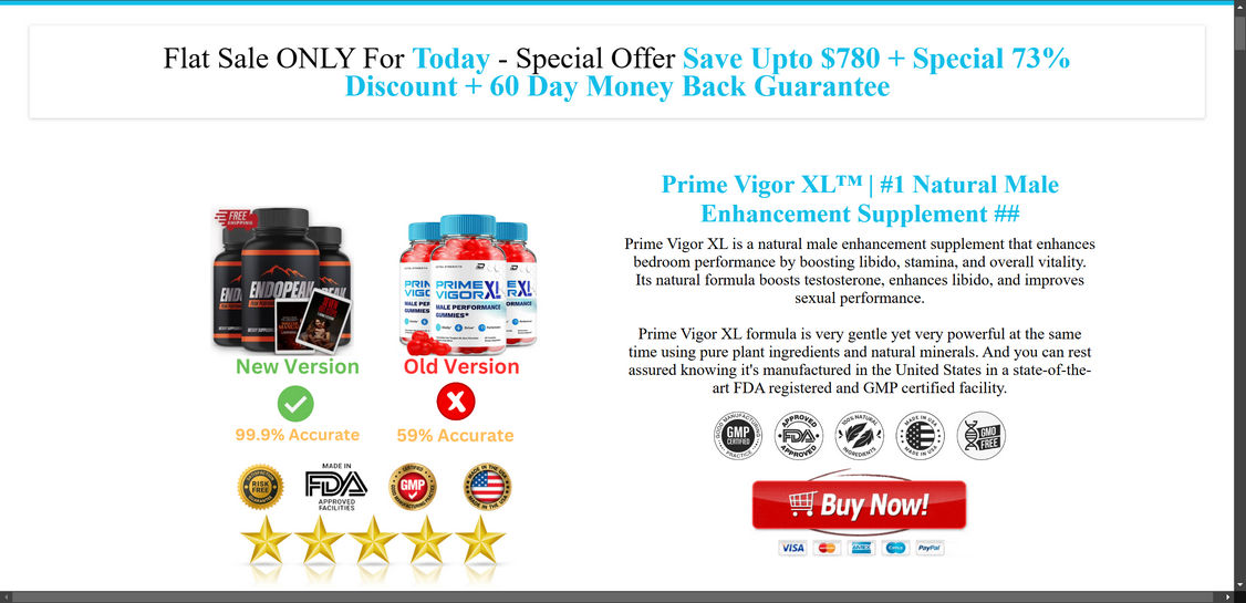 Prime Vigor XL - Scam Or Legit? Read This Before Buying