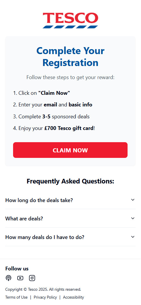 Tesclaim.com "£700 Tesco Gift Card" Scam - What You Need To Know ...