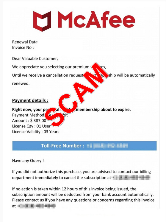 McAfee “Cancellation Request” Email Scam: What You Need To Know