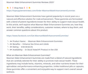 Maxman Male Enhancement Gummies - Scam Or Legit? Read This Before Buying It