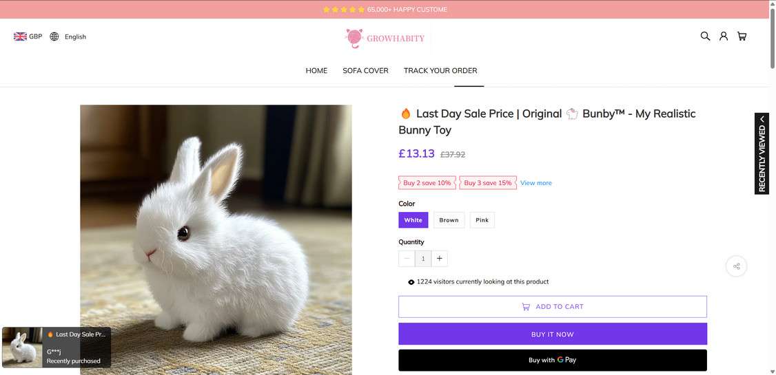 Growhabity Realistic Bunny Toy - Scam Or Legit? Read This Before Buying It