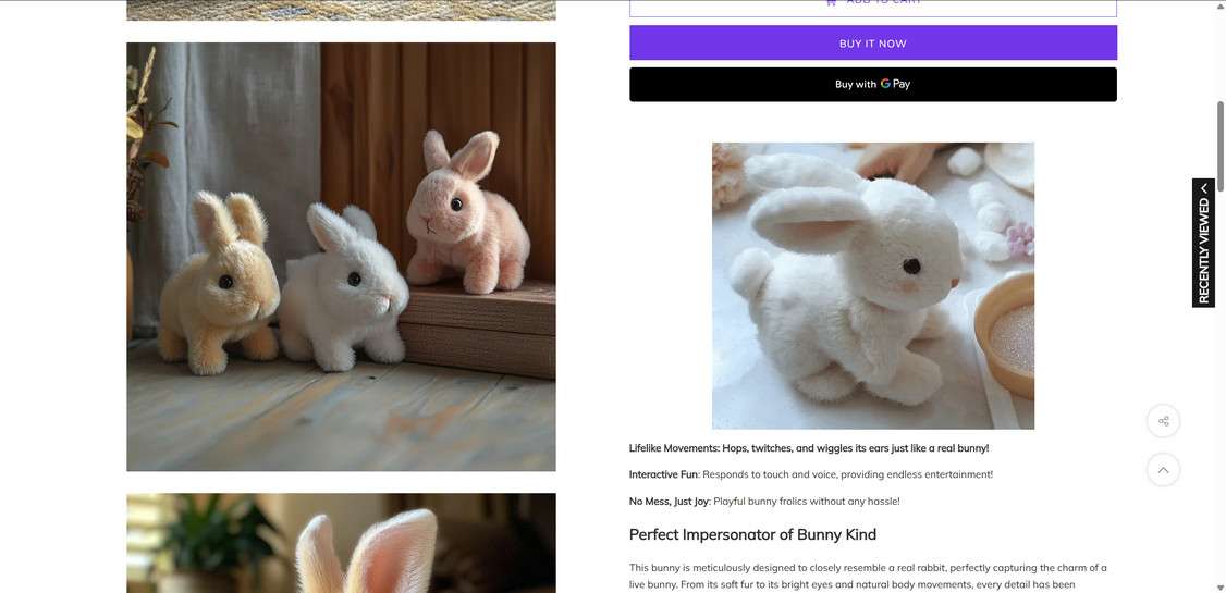"My Realistic Bunny Toy" Ads Are A Total Scam - What To Know