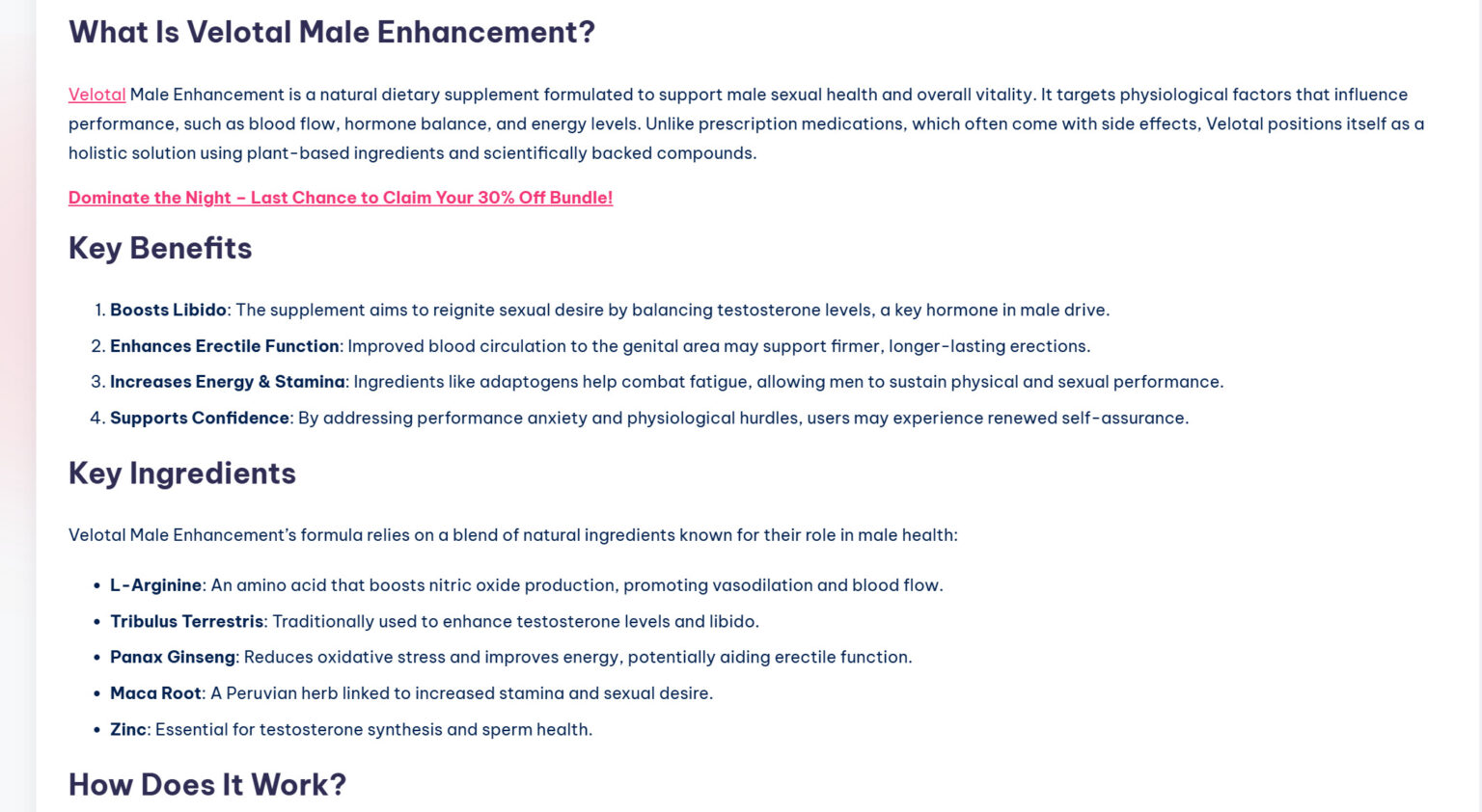 Velotal Male Enhancement - Scam Or Legit? Read This Before Buying It