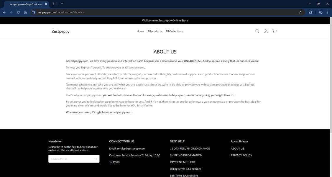 Zestpeppy.com Store Is A Scam - Avoid At All Costs