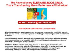 Elephant Root Trick For Men Exposed: The Truth Behind This Testosterone ...