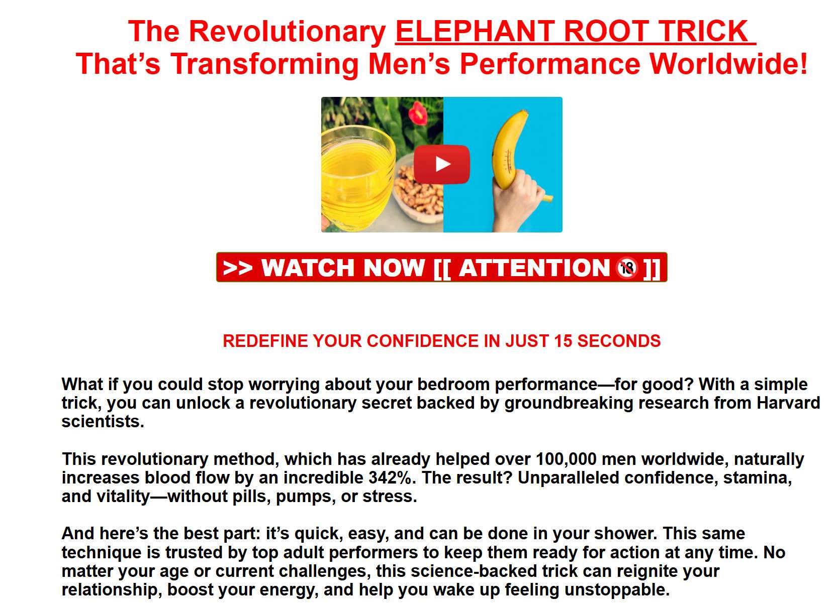 Elephant Root Trick For Men Exposed: The Truth Behind This Testosterone ...