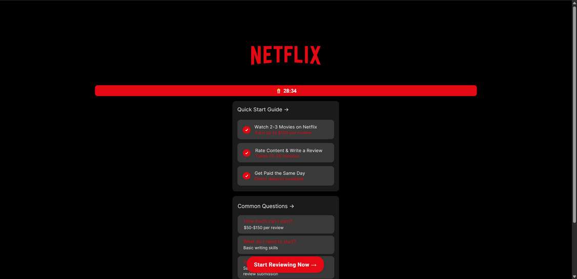 Nfxreviews.com Netflix Movie Reviewer Scam Exposed - What To Know