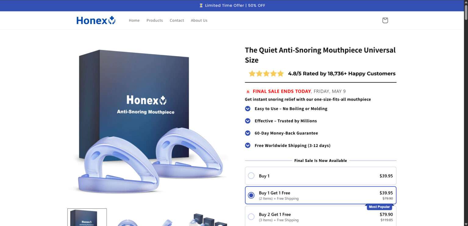 Don’t Buy The Honex Anti-Snoring Mouthpiece Until You Read This Review